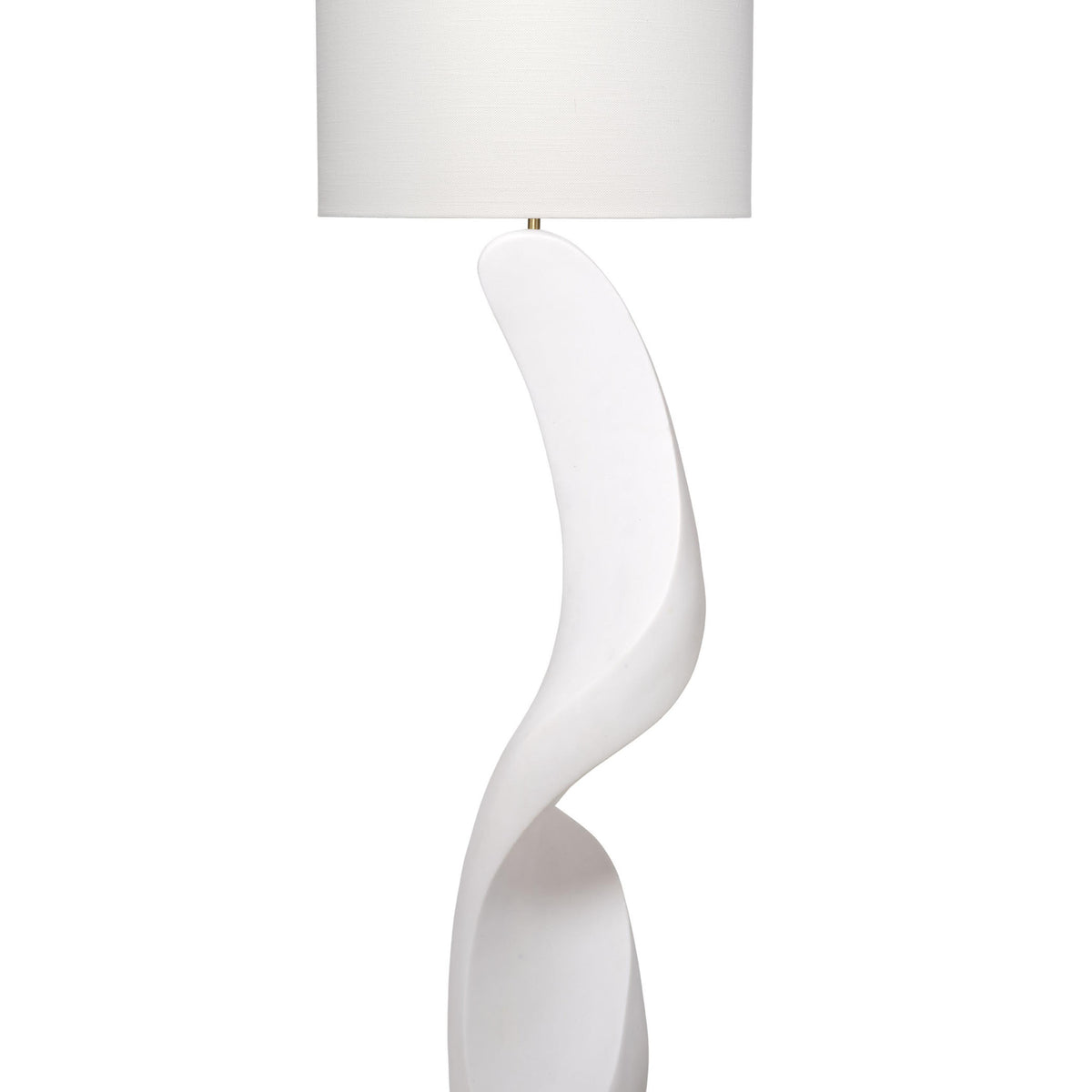 Jamie Young Cobra Ricestone Floor Lamp With Linen Shade – DecoratorsBest