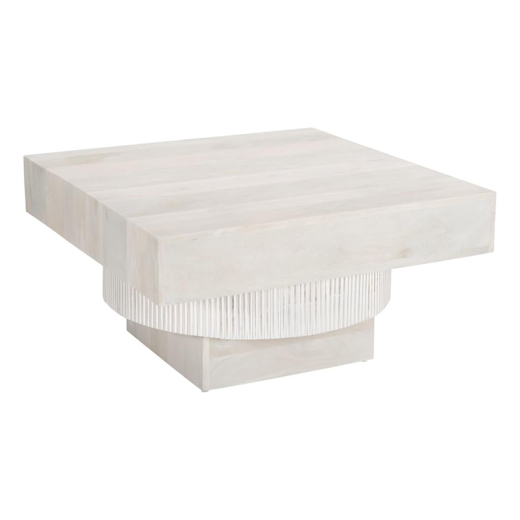 Zuo Trani Coffee Table Whitewashed – DecoratorsBest