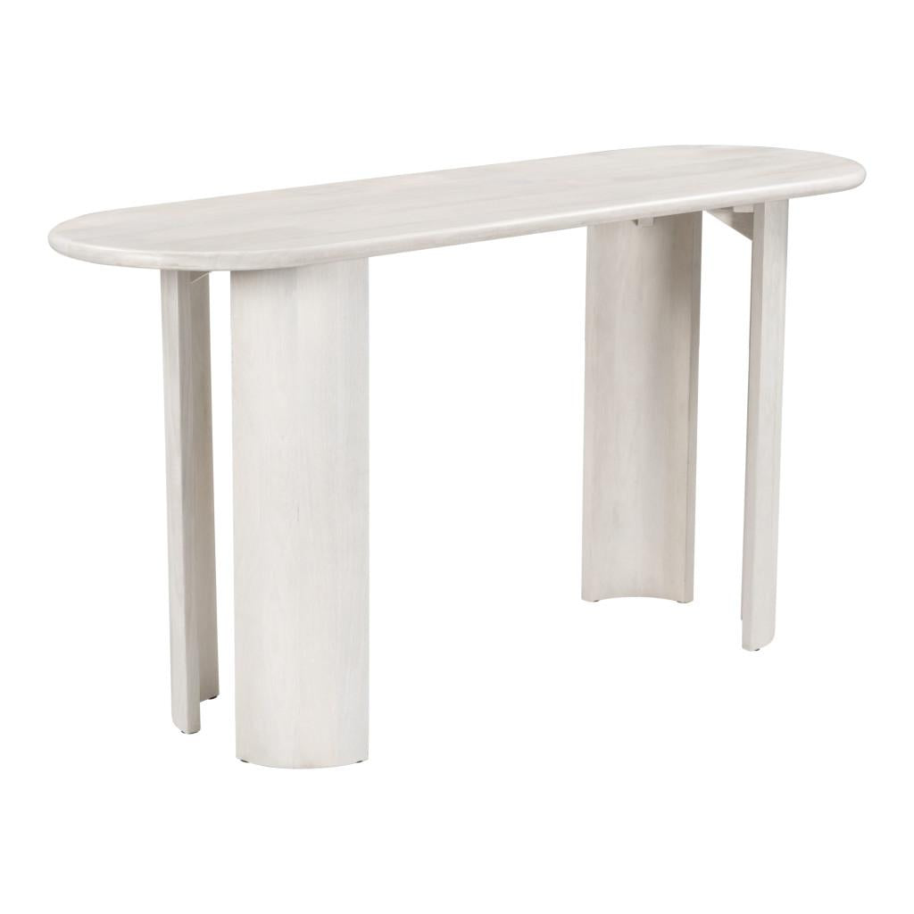 Zuo Risan Console Table Whitewashed – DecoratorsBest