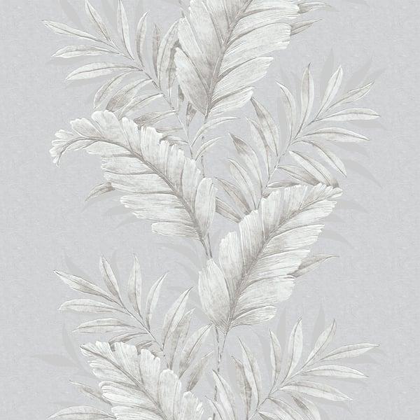 Galerie G67648 Fern Silver Grey Wallpaper – DecoratorsBest