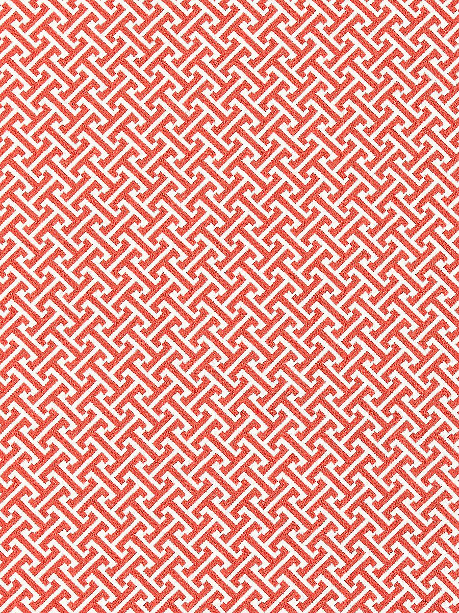 Scalamandre Mandarin Weave Coral Fabric | DecoratorsBest