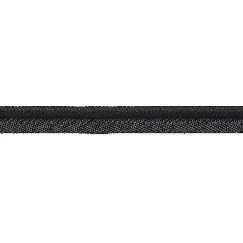Schumacher Black Cedric Cotton Lip Cord Wide – DecoratorsBest