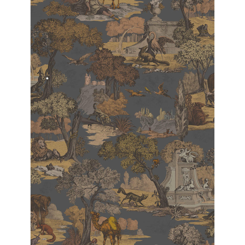 Cole & Son Versailles Grand Print Gngr Char Fabric – DecoratorsBest