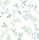 Seabrook Watercolor Leaf Trail Sea Glass Wallpaper – DecoratorsBest