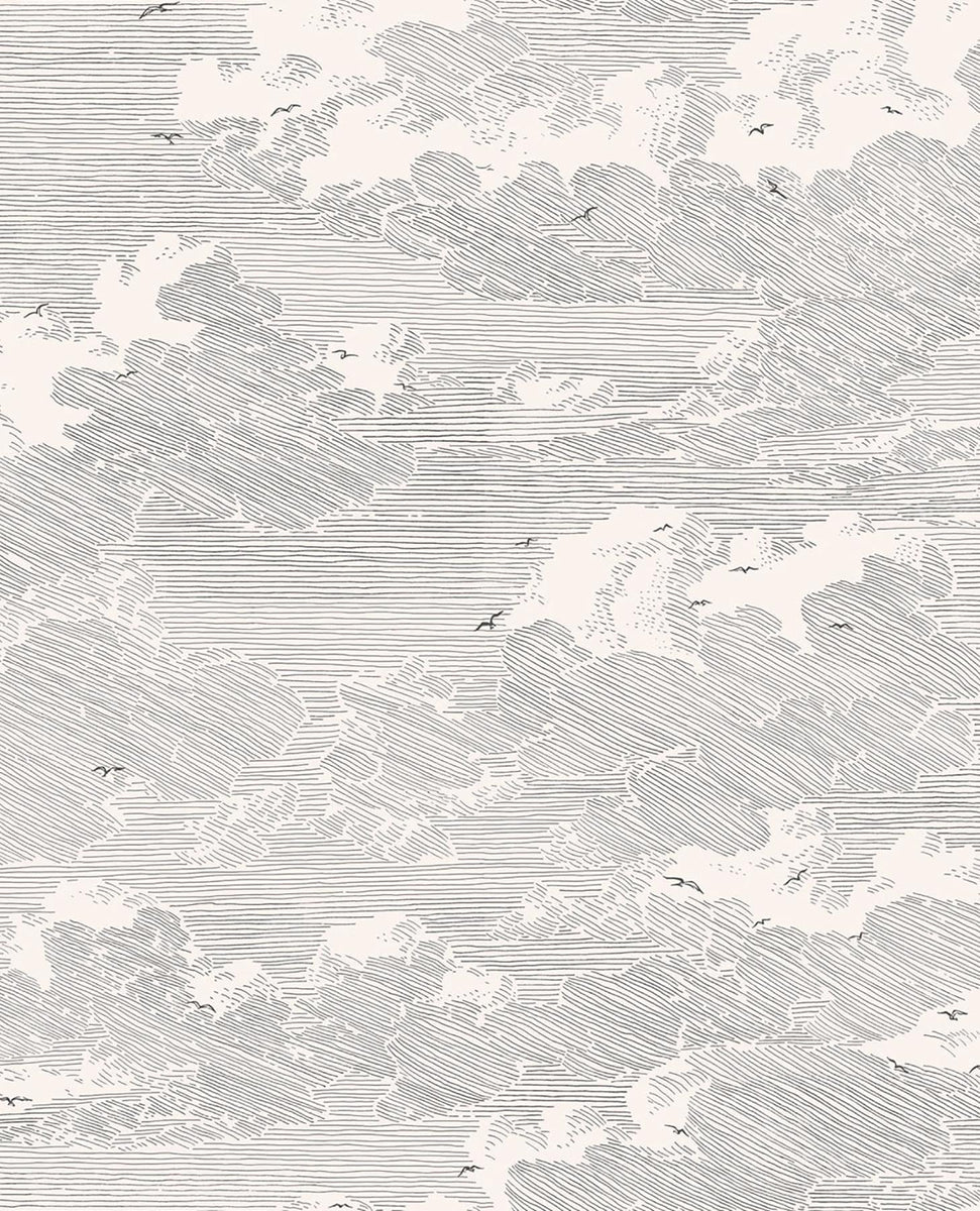 Brewster Home Fashions Palila Cream Cloud Wallpaper – DecoratorsBest