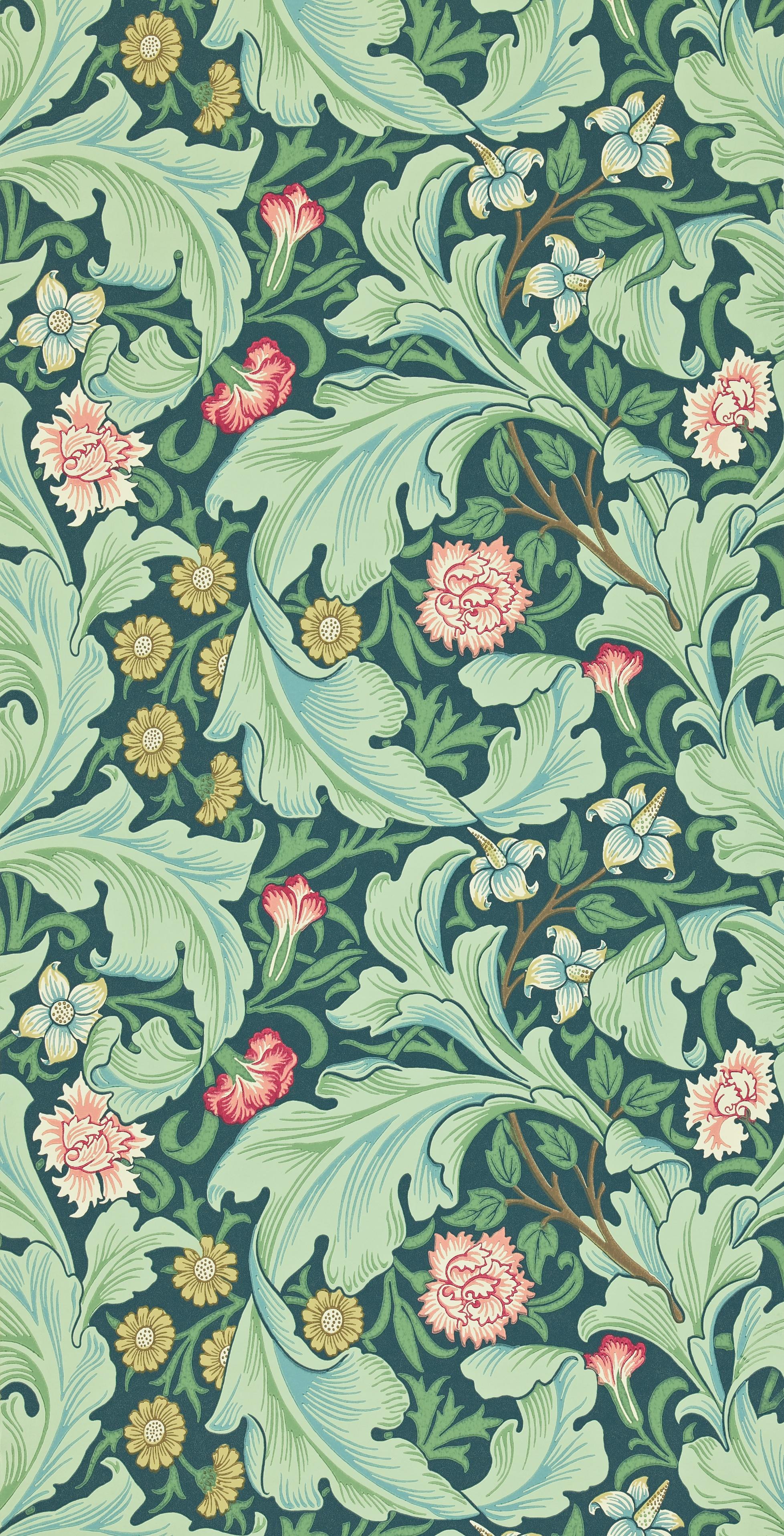 Morris & Co Leicester Woad/Sage Wallpaper – DecoratorsBest