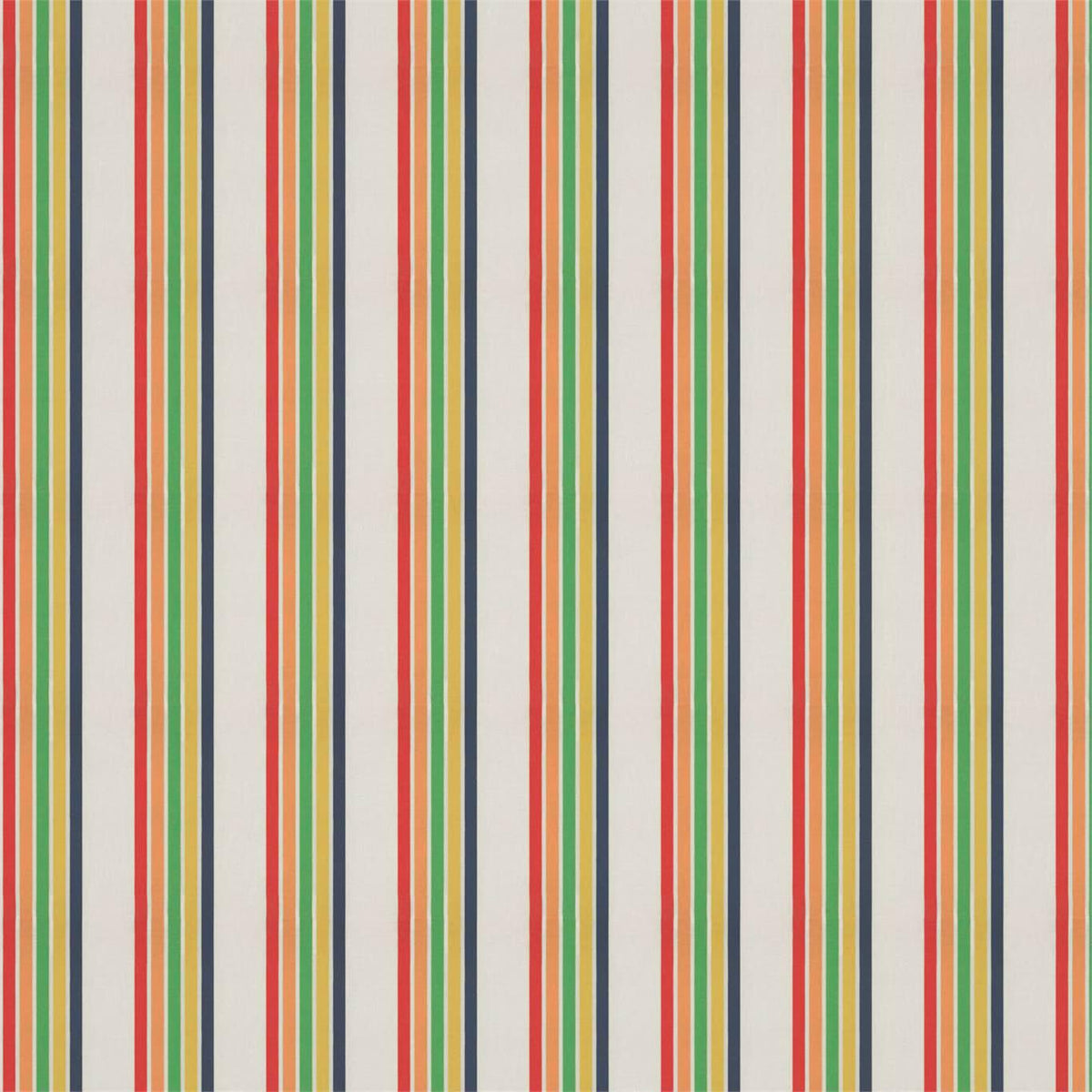 Harlequin Helter Skelter Stripe Navy/Poppy/Apricot/Gecko Fabric ...
