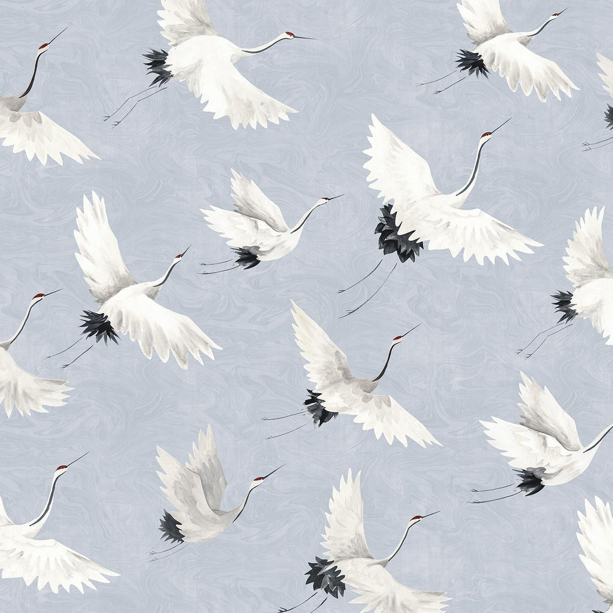 Brewster Home Fashions Katie Hunt X None Birds Blues Wallpaper ...