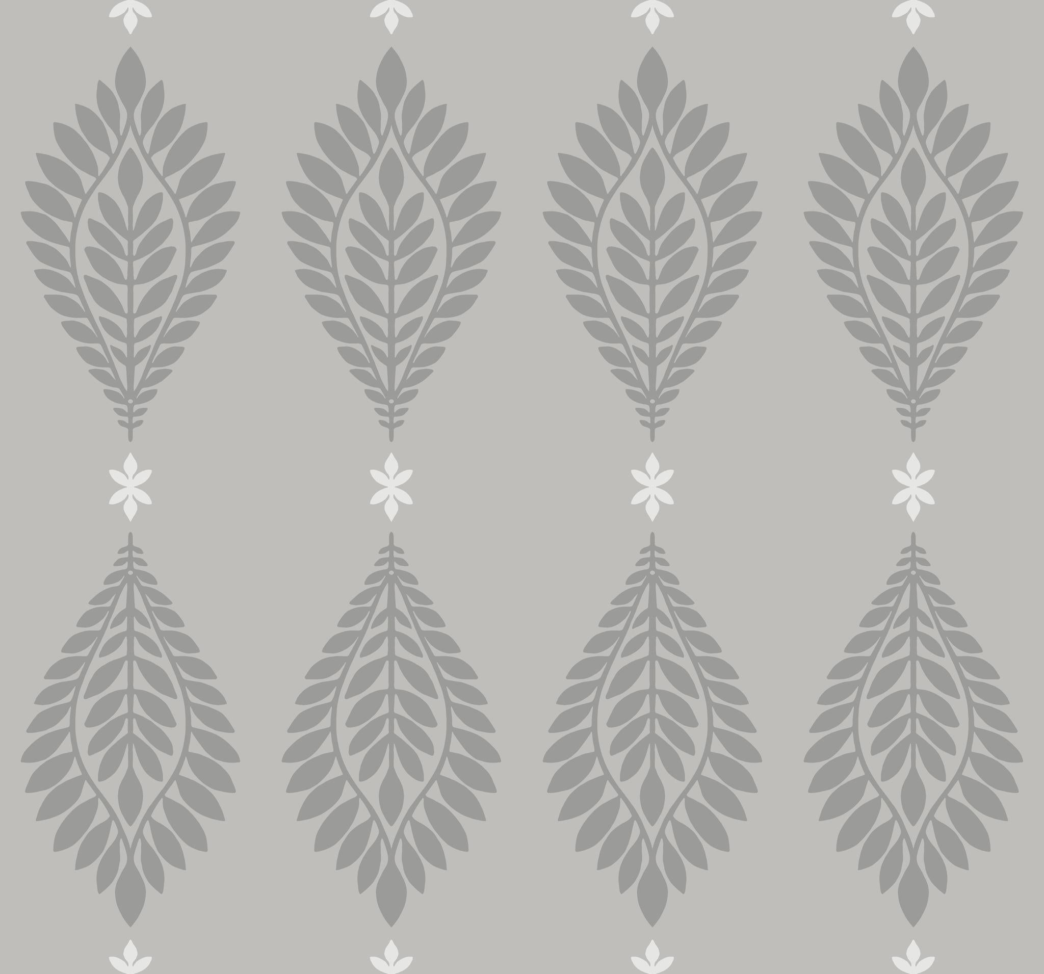 Seabrook Mirasol Palm Frond Cove Gray Wallpaper – DecoratorsBest