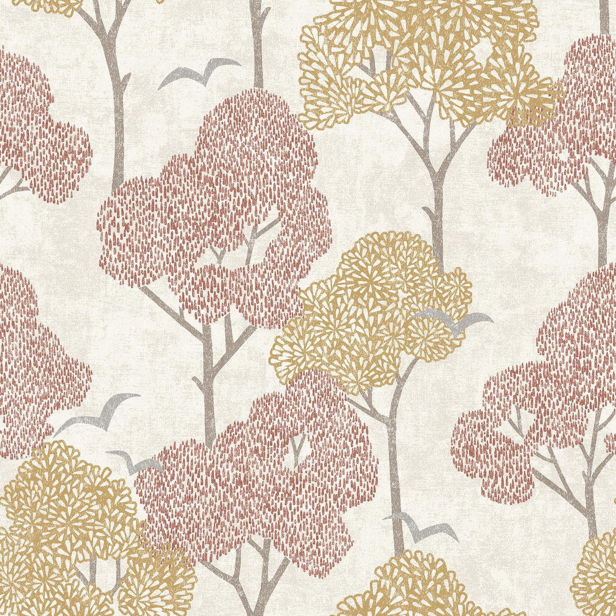 A-Street Prints Hannah Trees Coral Wallpaper – DecoratorsBest