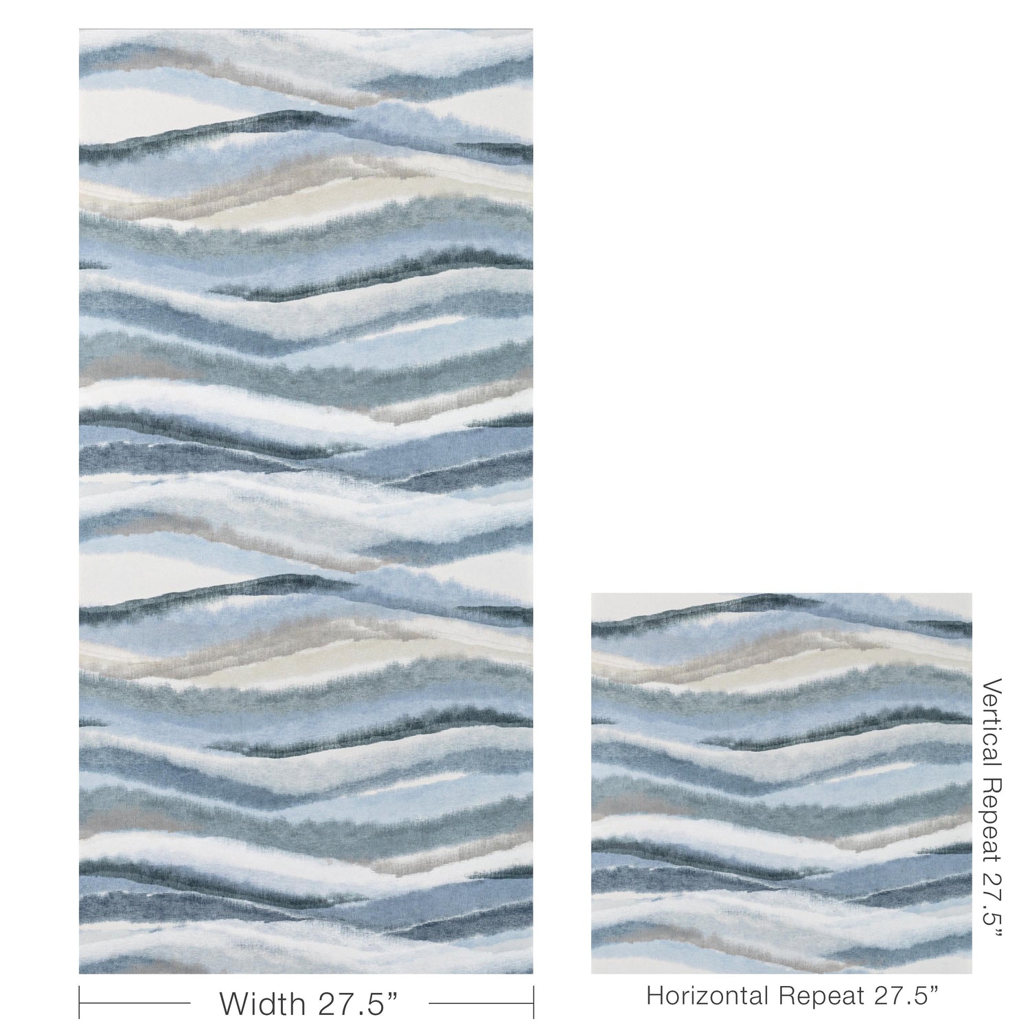 Kravet Striate Wp Indigo Wallpaper – DecoratorsBest