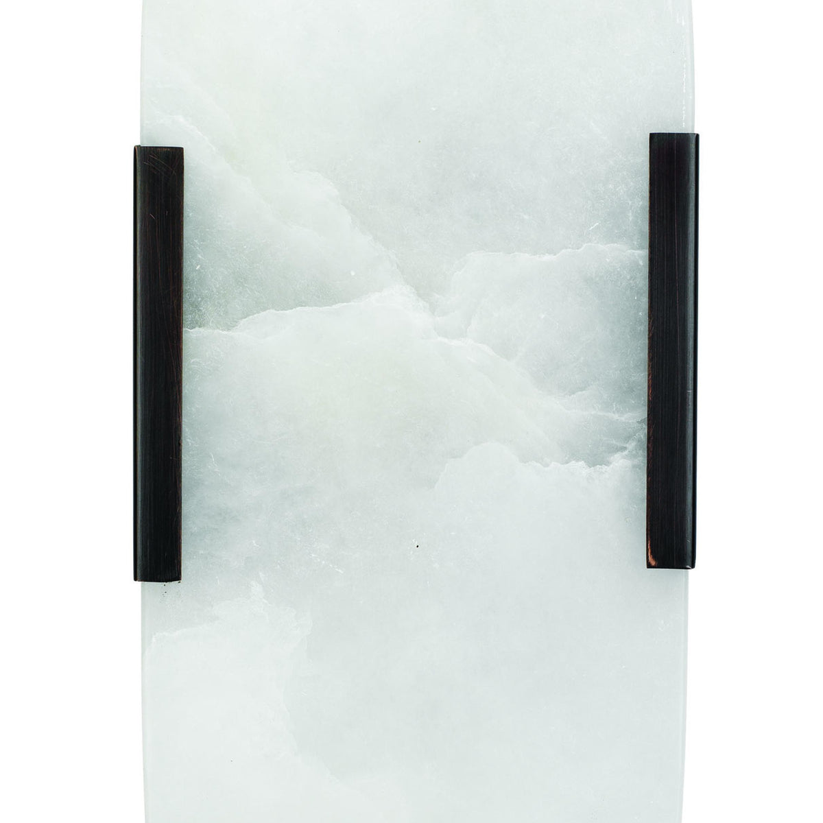 Jamie Young Delphi 2-Light Alabaster Wall Sconce, Oil Rubbed Bronze Me ...