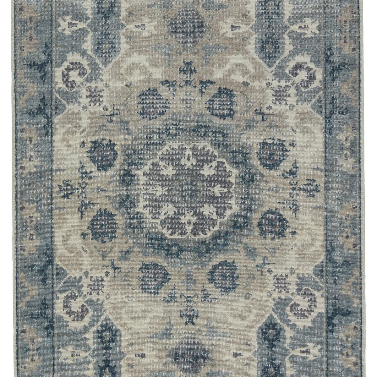 Jaipur Living Kai Modify Border Blue / Light Gray 12' X 18' Rug ...