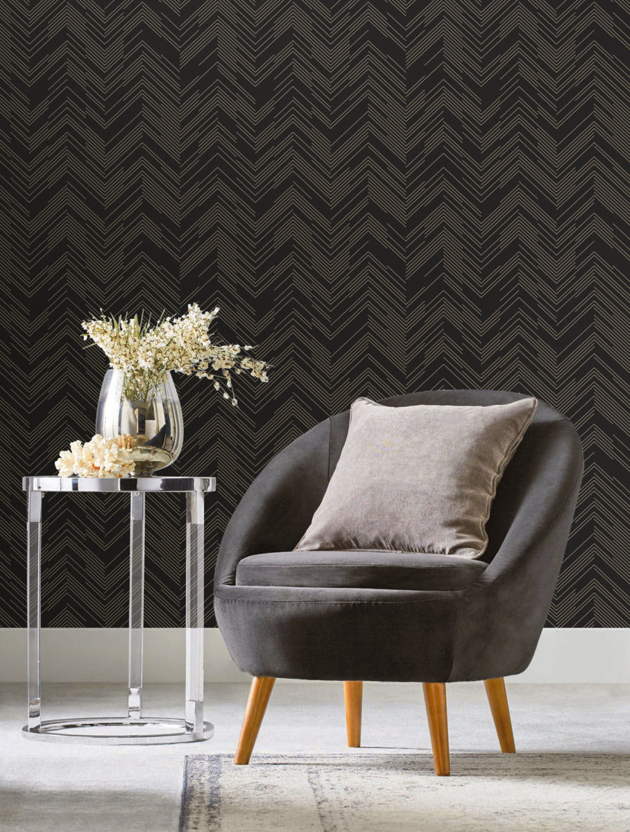 Black Chevron Wallpaper