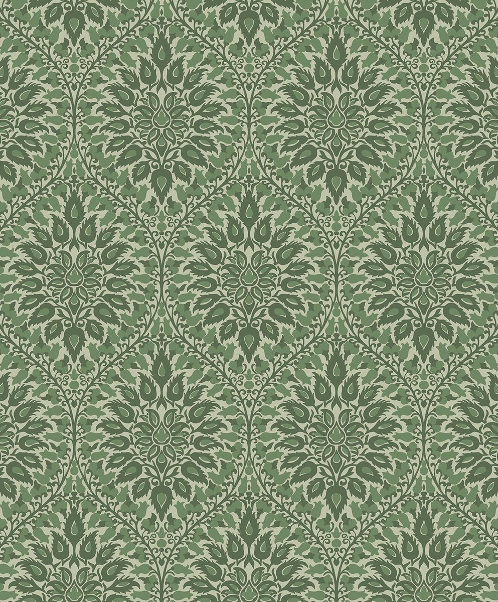 Seabrook Luna Ogee Fern Wallpaper – DecoratorsBest