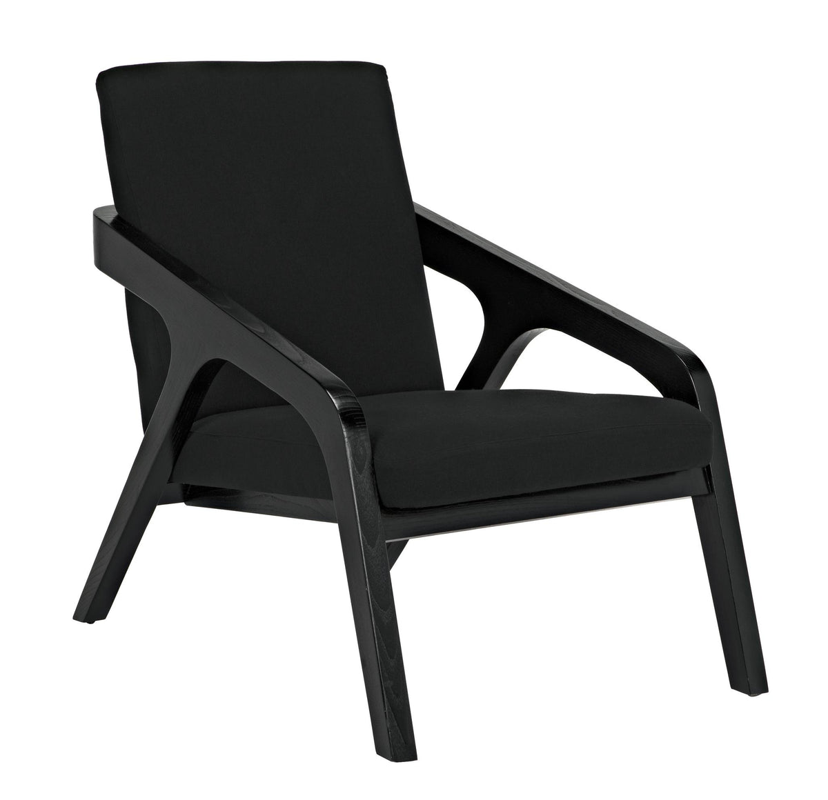 Noir Lamar Chair Charcoal Black – DecoratorsBest
