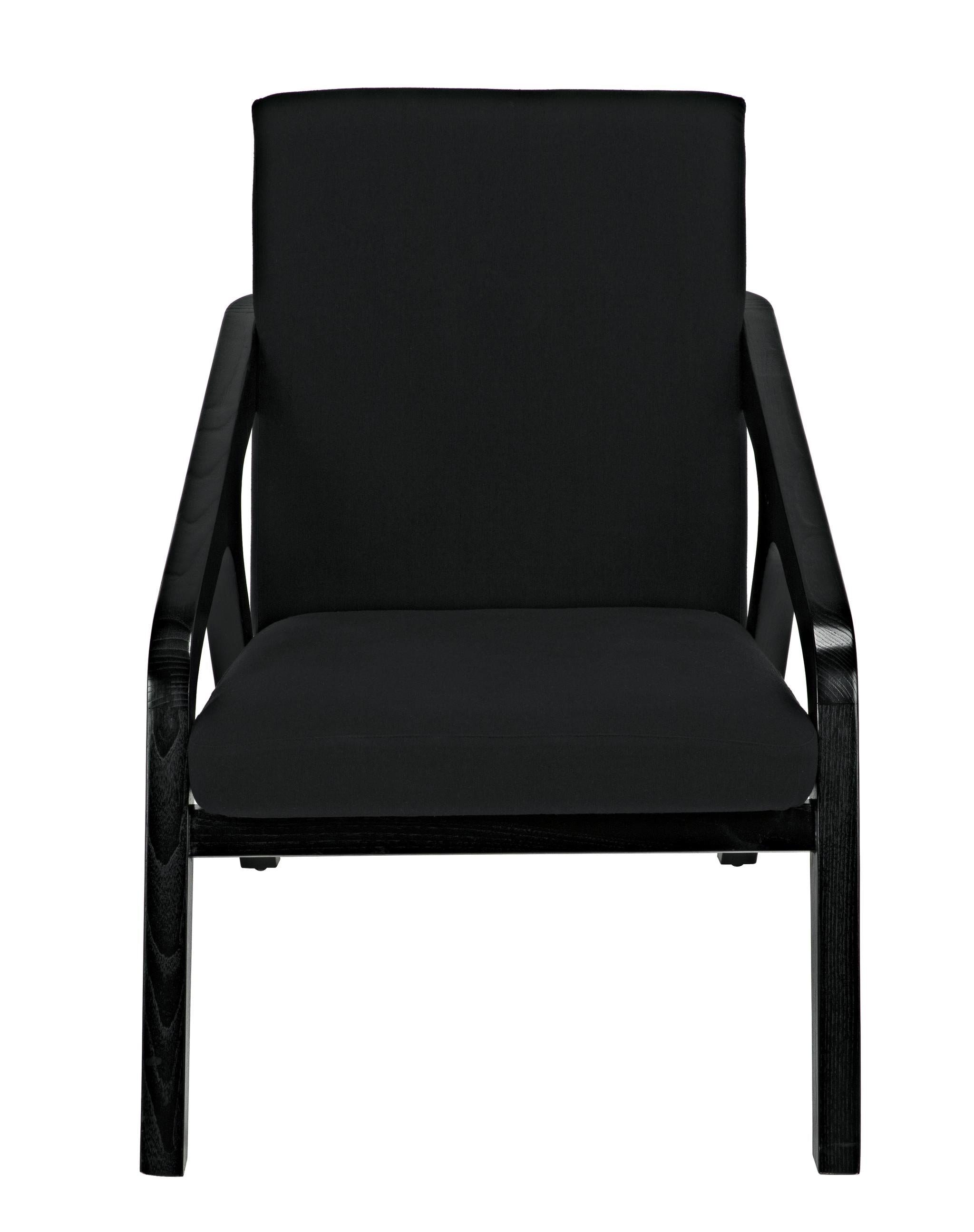 Noir Lamar Chair Charcoal Black – DecoratorsBest