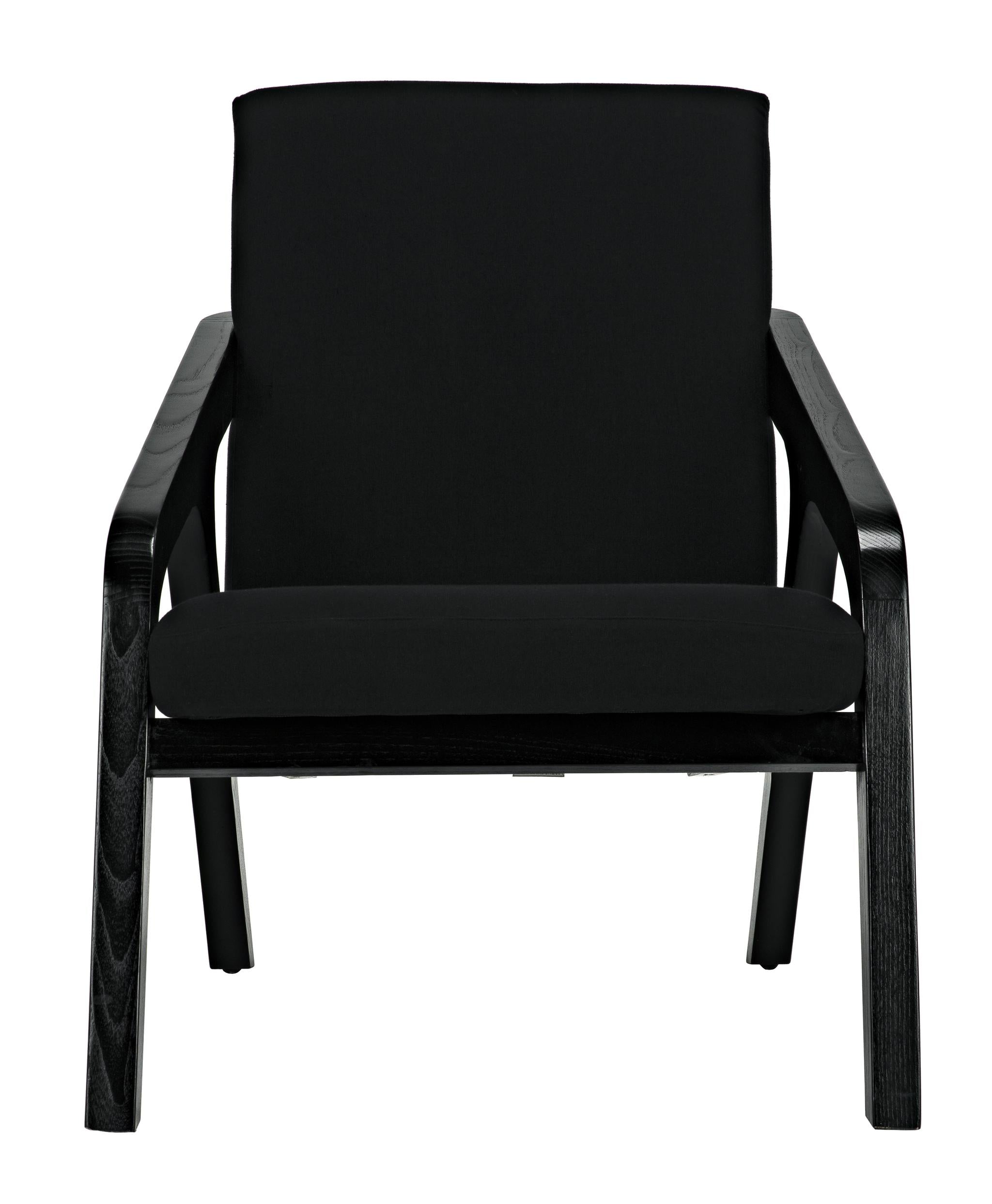 Noir Lamar Chair Charcoal Black – DecoratorsBest