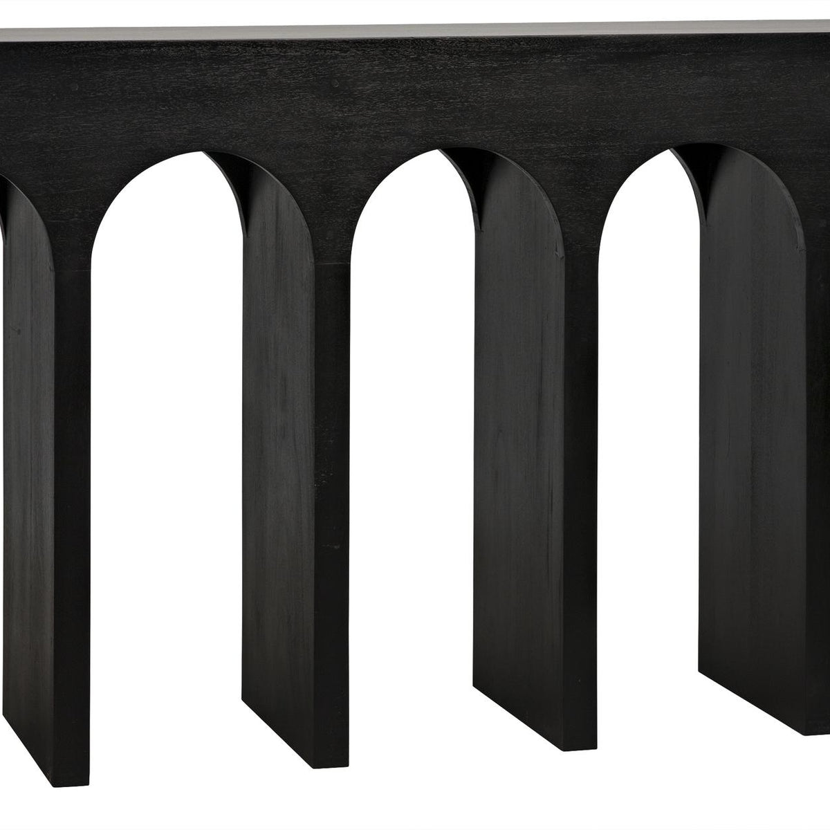 Noir Bridge Console Hand Rubbed Black – DecoratorsBest