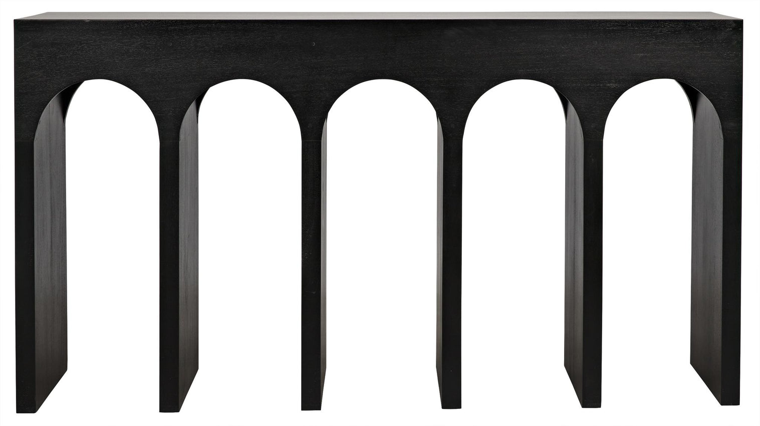 Noir Bridge Console Hand Rubbed Black – DecoratorsBest