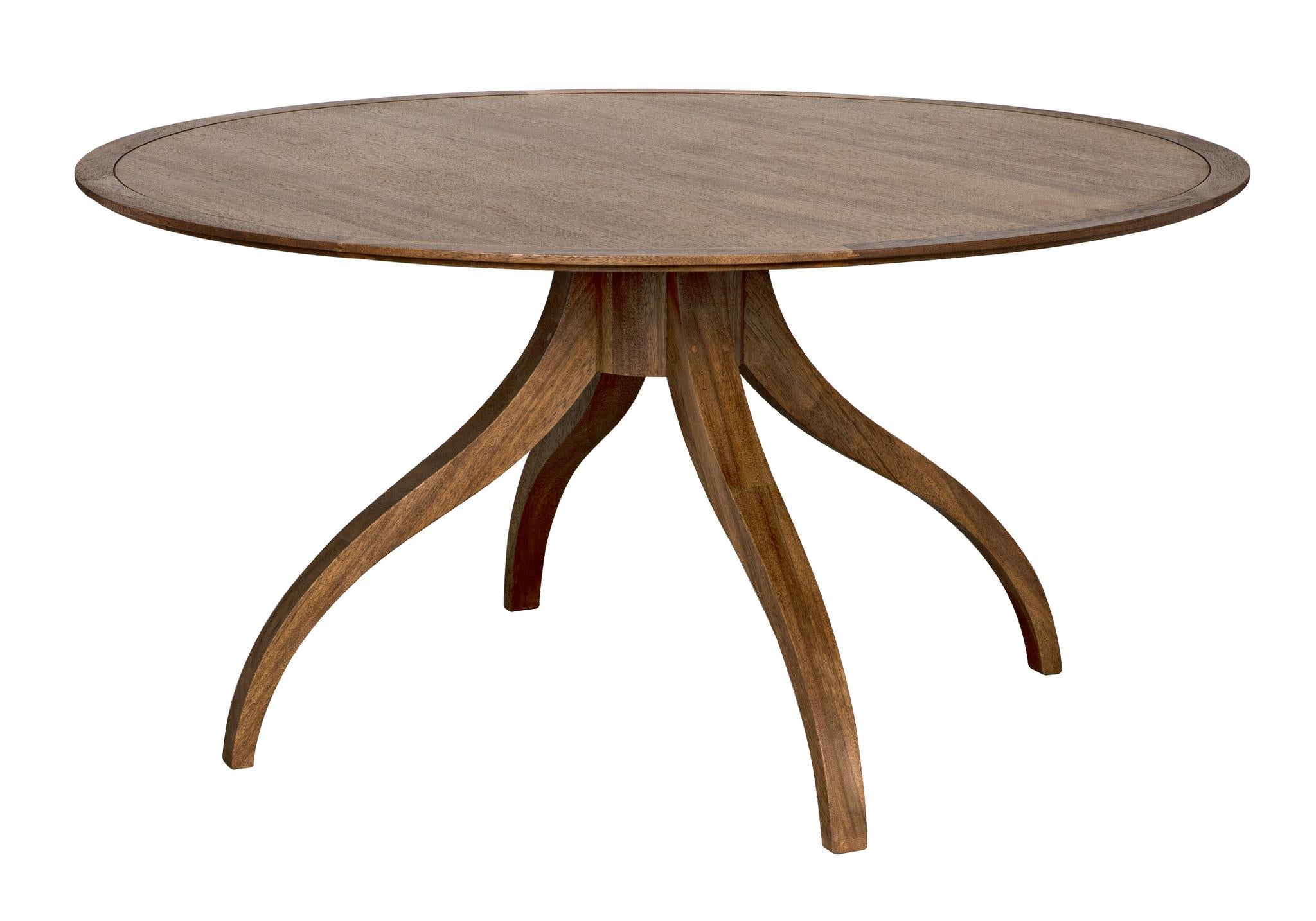 Noir Vera Dining Table Dark Walnut – DecoratorsBest