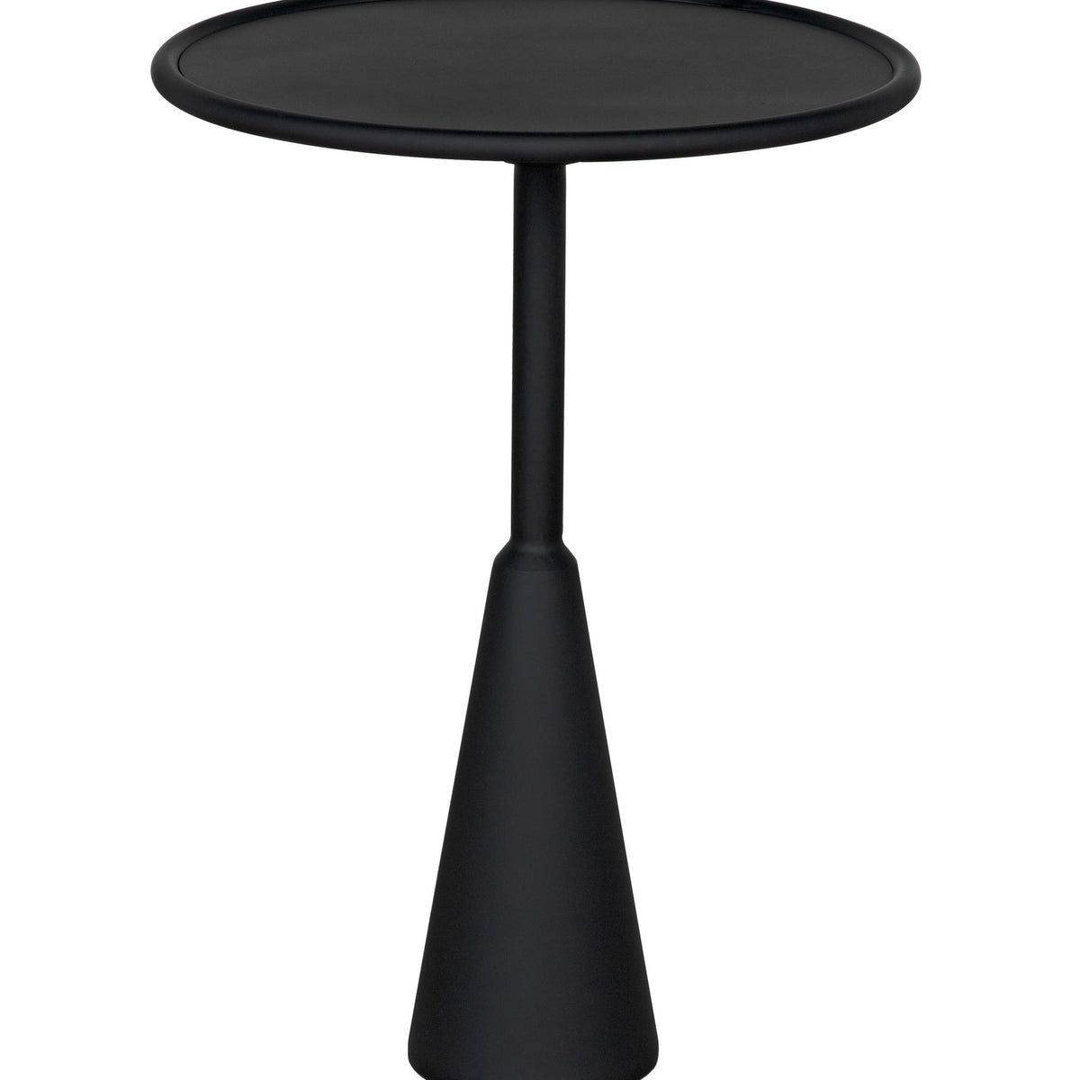 Noir Hiro Side Table Black Iron – DecoratorsBest