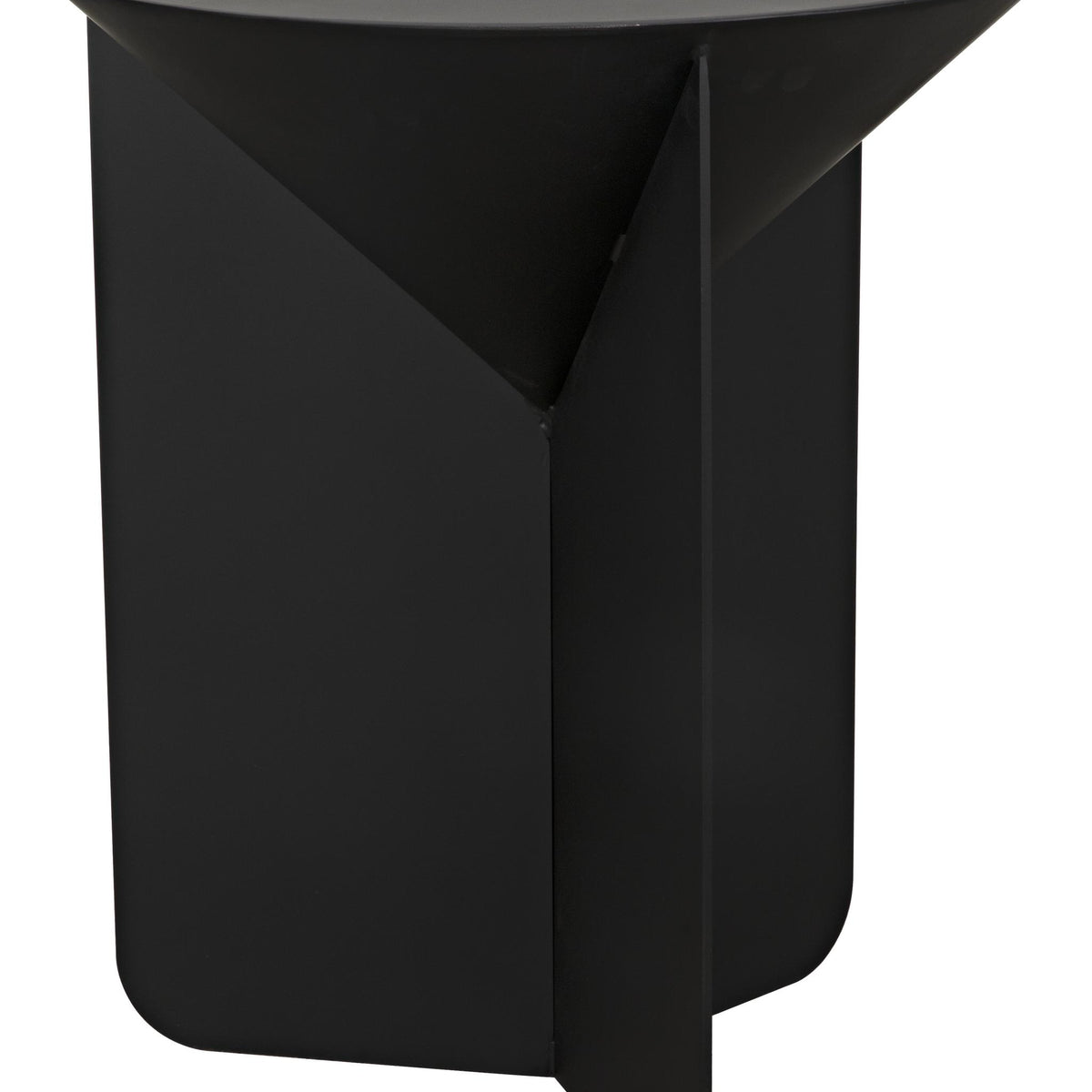 Noir Lora Side Table Black Iron – DecoratorsBest