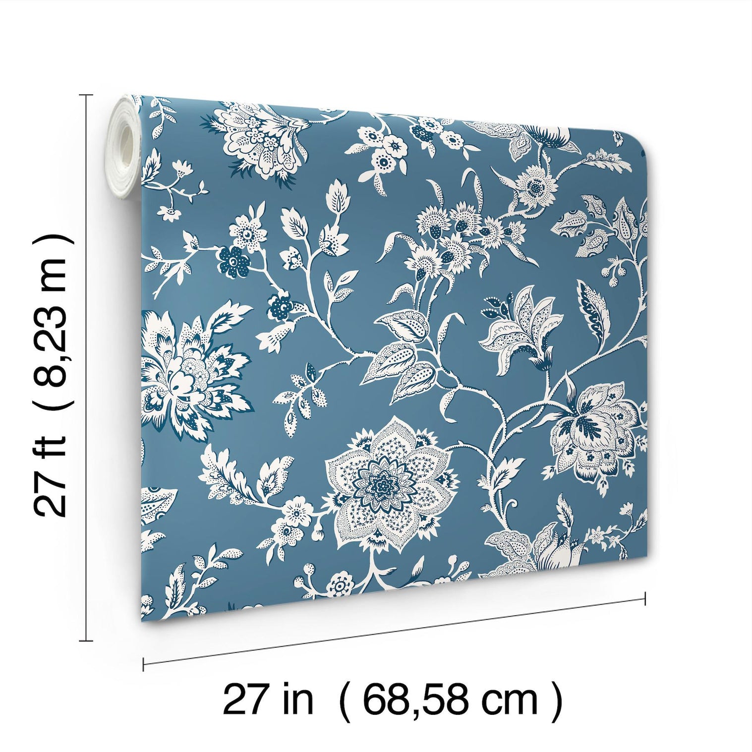 York Wallcoverings Sutton Blue Wallpaper – DecoratorsBest