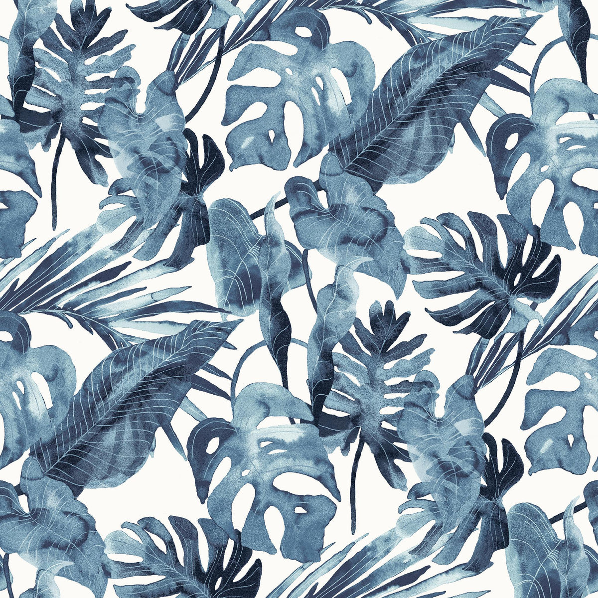 Tommy Bahama Falling Fronds Lapis Wallpaper – DecoratorsBest