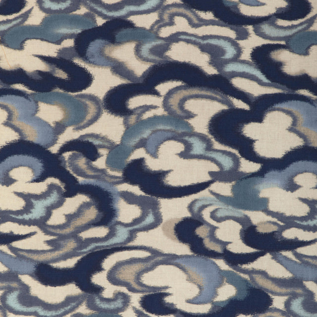 Brunschwig & Fils Stratus Print Sky/Lapis Fabric – DecoratorsBest