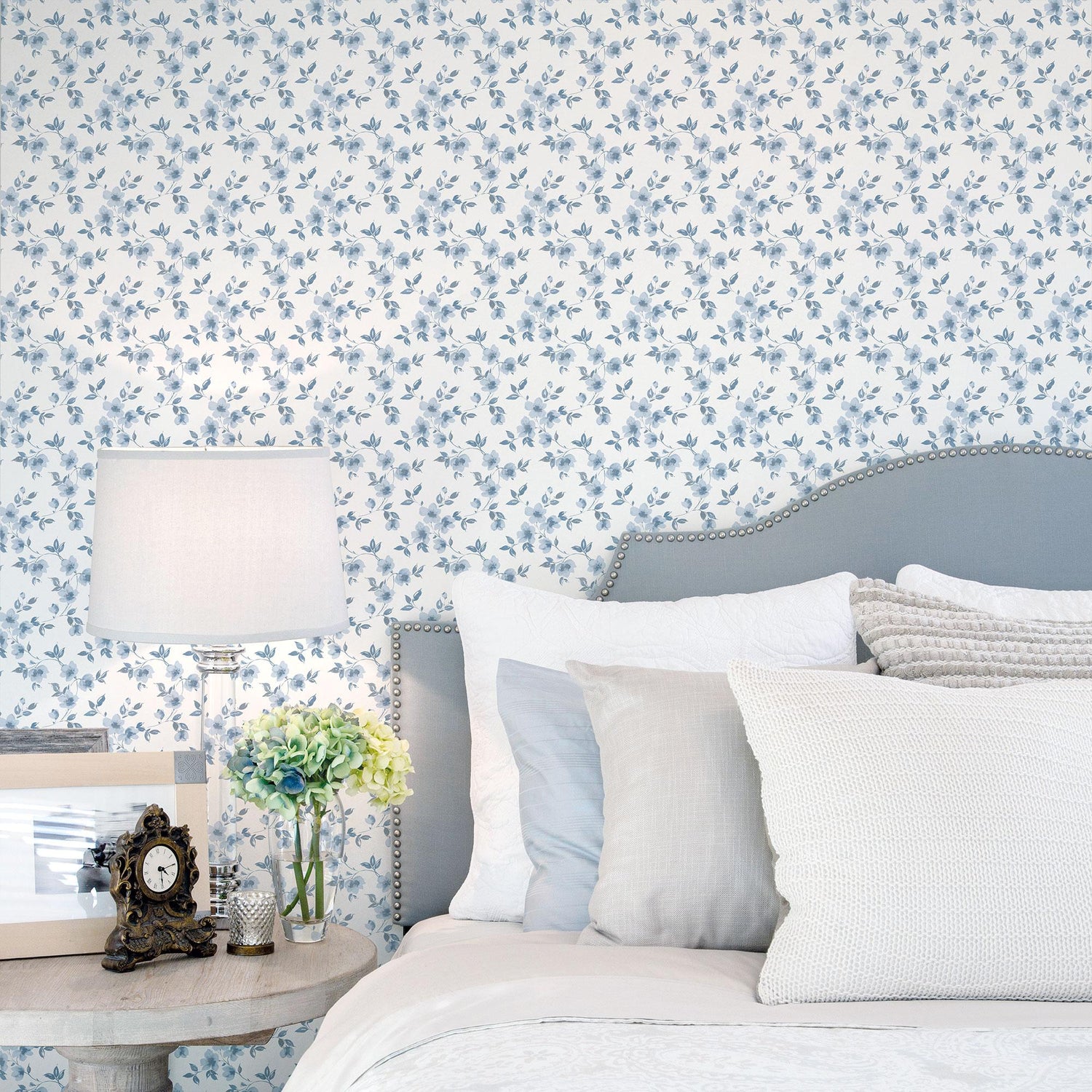 Galerie G78481 Anenome Mini Blue Wallpaper – DecoratorsBest