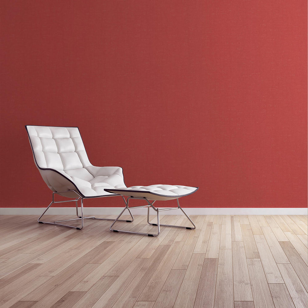 Galerie Linen Effect Textured Red Wallpaper – DecoratorsBest