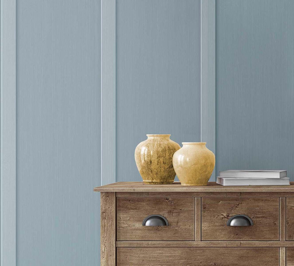 Seabrook Faux Board & Batten Blue Stream Wallpaper – DecoratorsBest