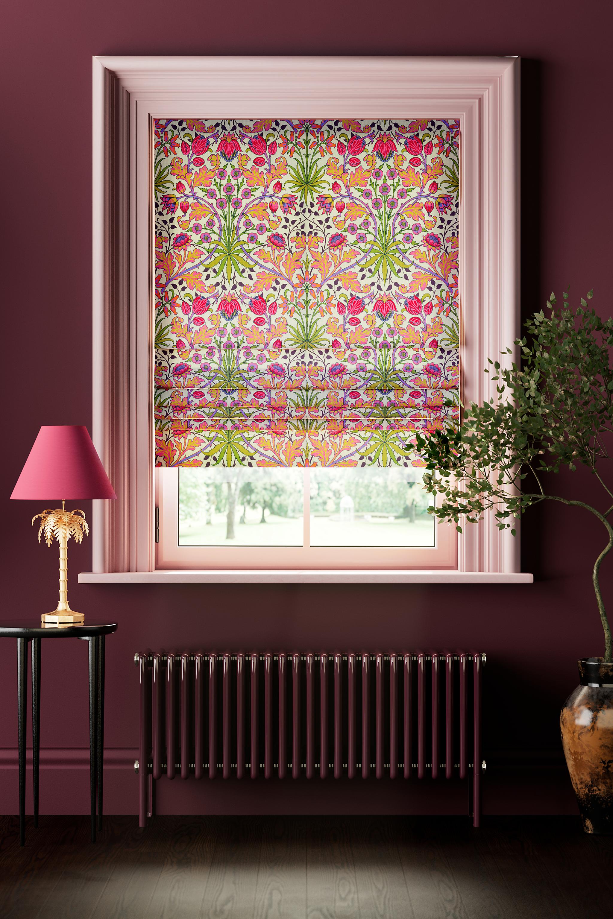 Morris & Co Hyacinth Cosmo Pink Fabric – DecoratorsBest