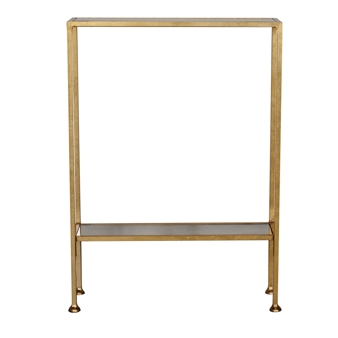 Worlds Away Sm Gold Lf Shelf W Mir – DecoratorsBest