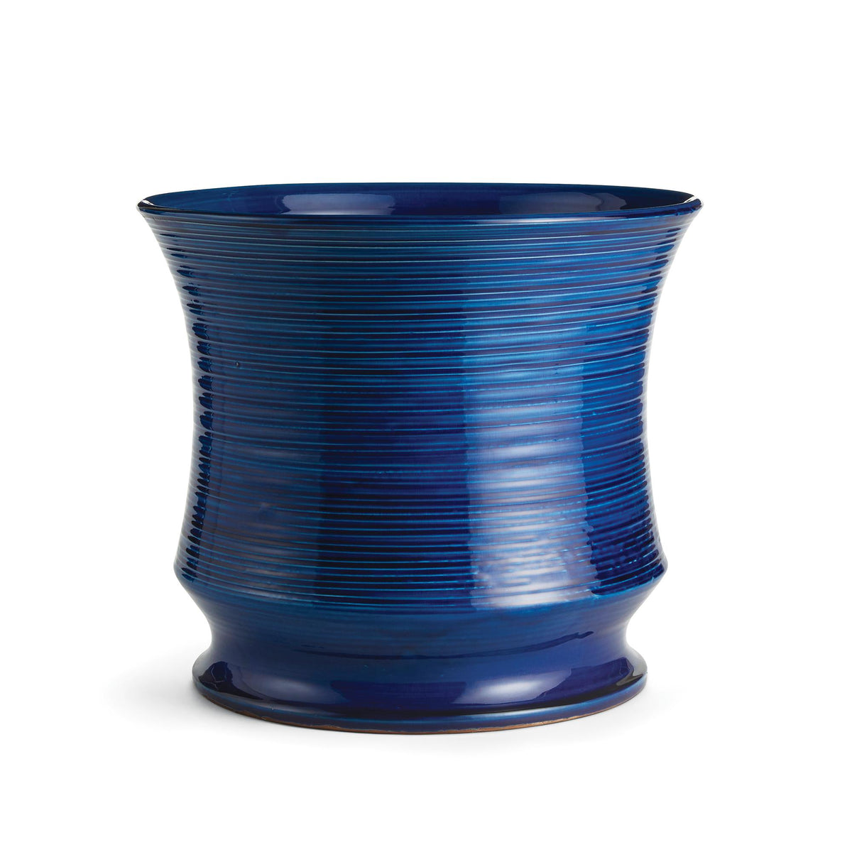 Napa Blue Linea Grande Vase Short – DecoratorsBest