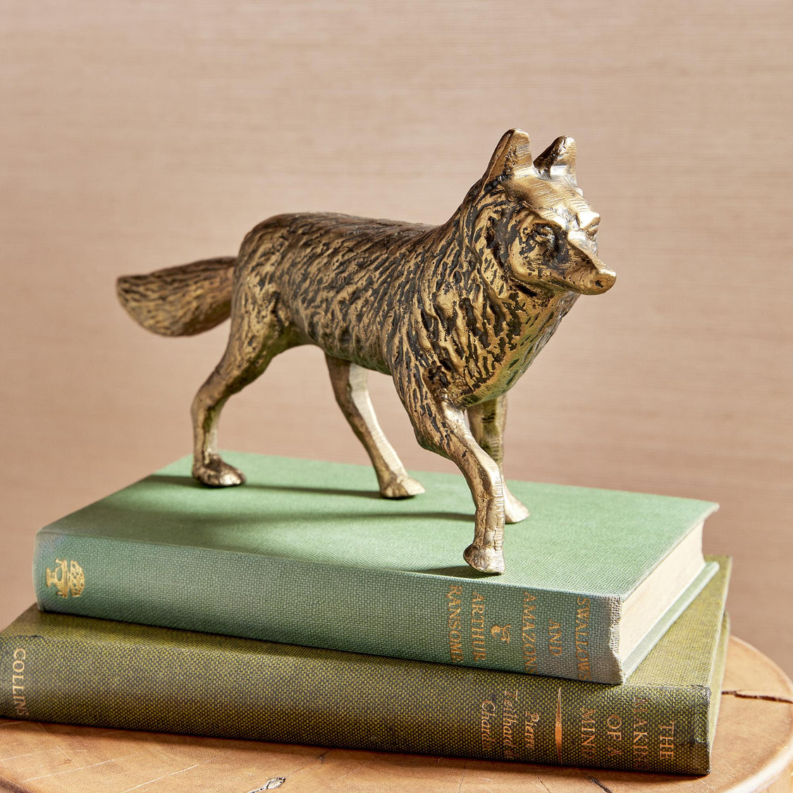 Napa Antique Brass Sly Fox Sculpture – DecoratorsBest