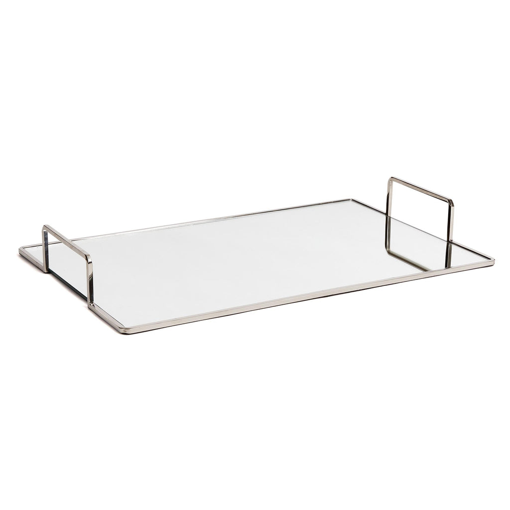 Napa Nickel Covina Decorative Tray Large – DecoratorsBest