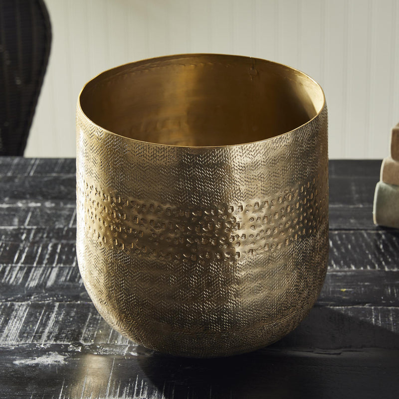 Napa Gold Emberlynn Cachepot Large – DecoratorsBest
