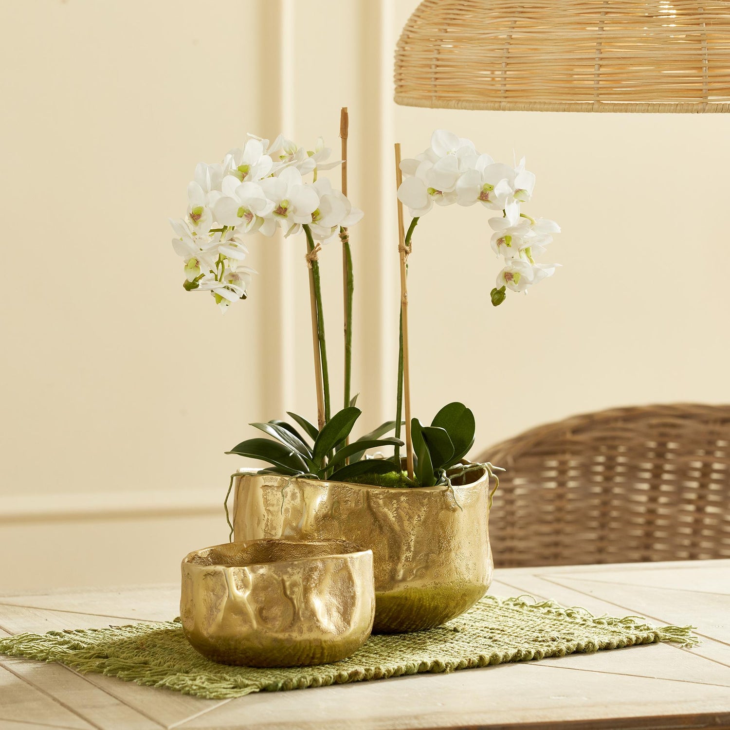 Napa Gold Amelia Cachepots, Set Of 2 – DecoratorsBest