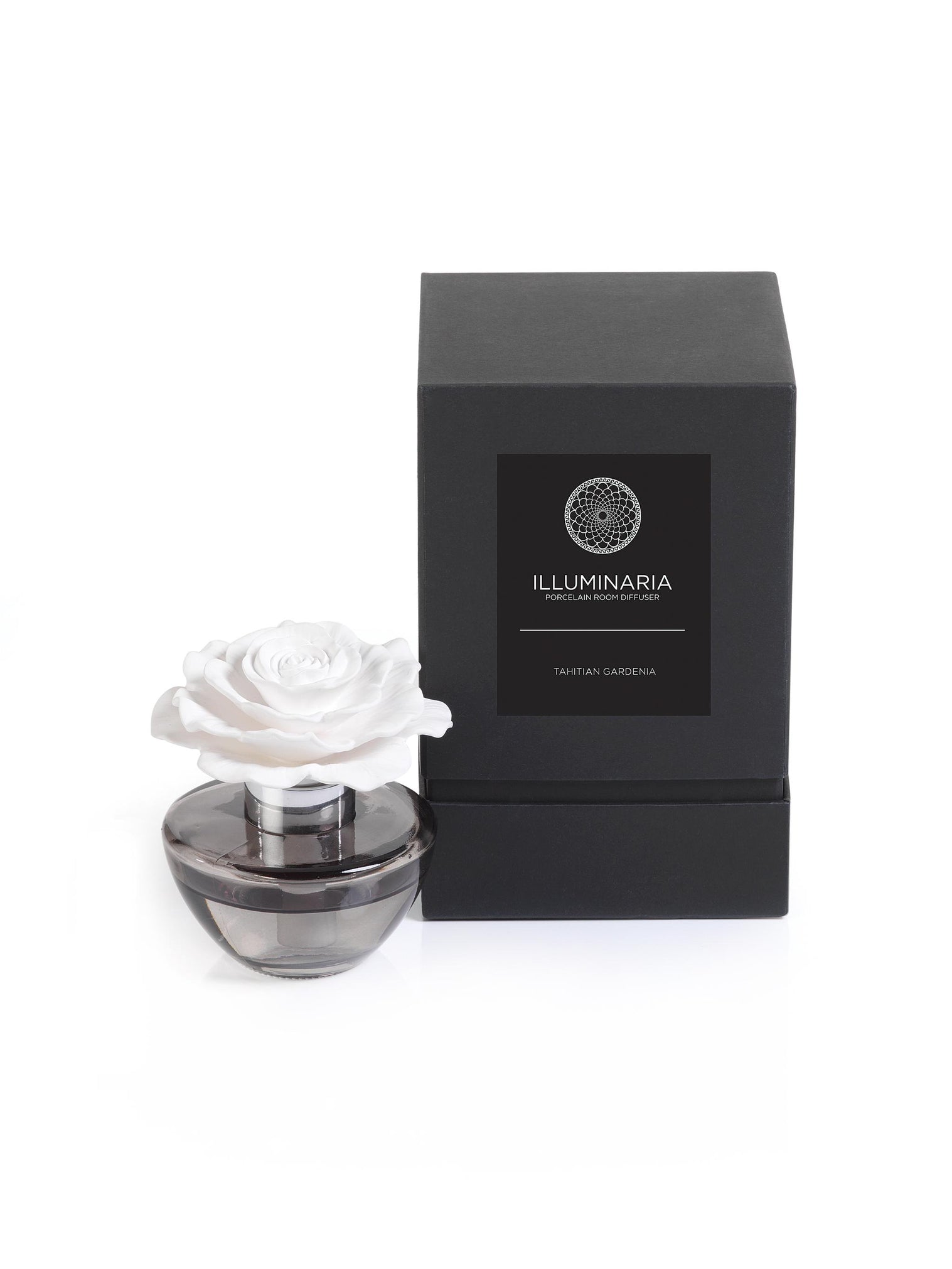 Zodax Illuminaria Porcelain Diffuser, Tahitian Gardenia Fragrance ...