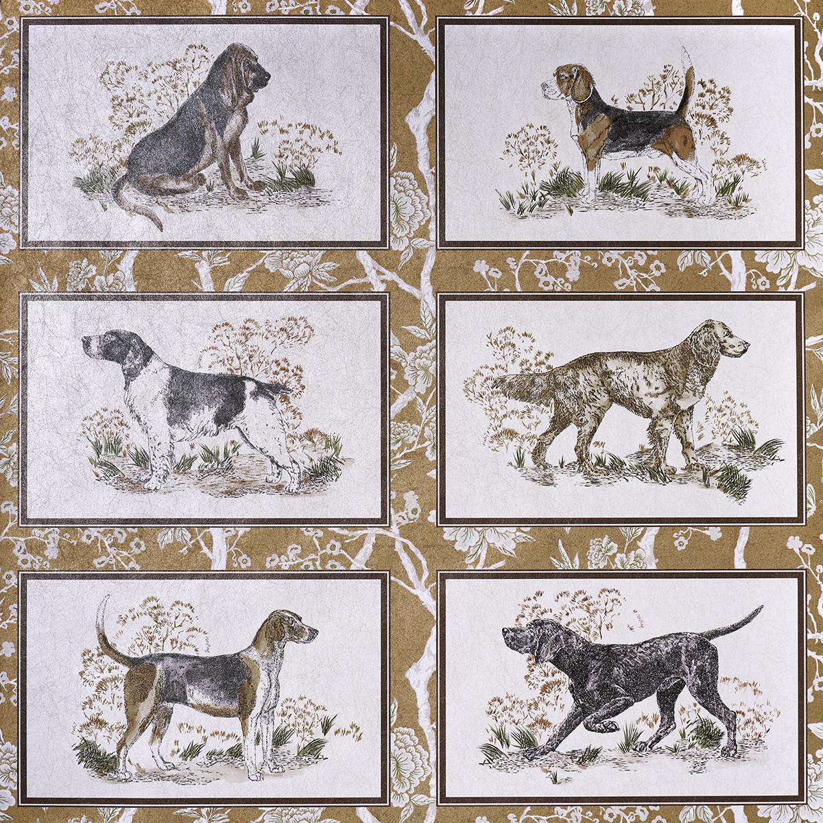 Schumacher Chasers Legacy Metallic Gold Metallic Wallpaper – DecoratorsBest