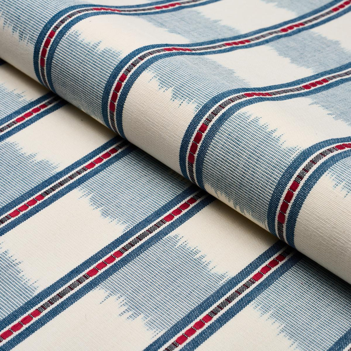 Schumacher Faye Ikat Chambray Fabric – DecoratorsBest