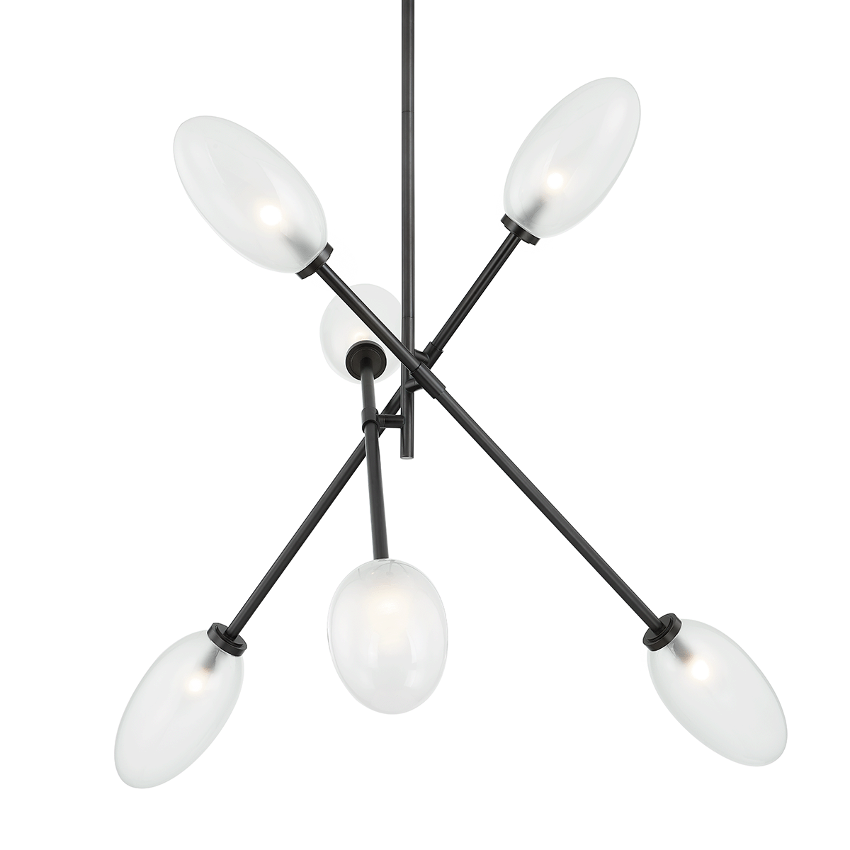 Hudson Valley Lighting Alberton Black Brass 52.5W X 52.5L X 32.5H Chan ...