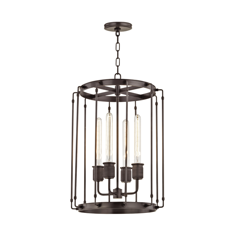 Hudson Valley Lighting Hyde Park Old Bronze 16.25W X 16.25L X 24.5H La ...