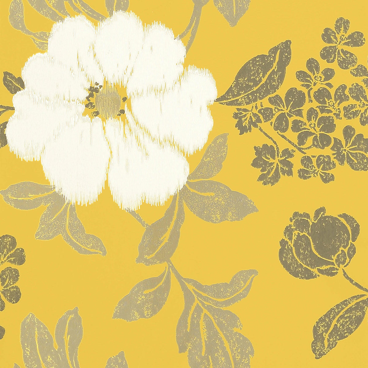 Anna French Rue De Seine Off White On Yellow Wallpaper – DecoratorsBest