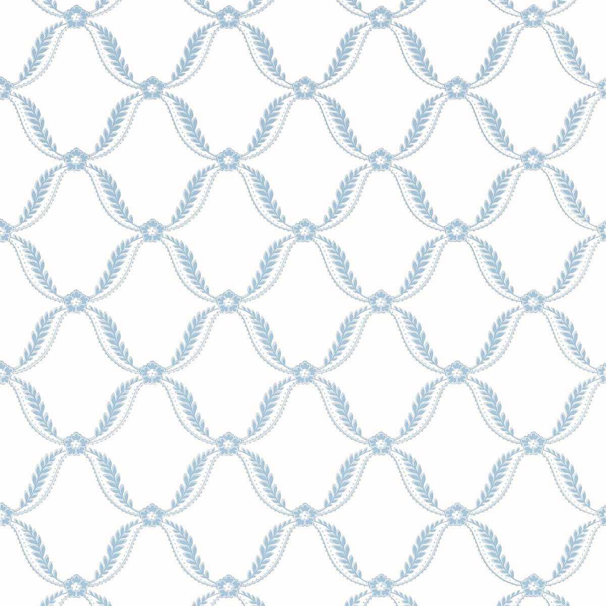 Anna French Tate Trellis Soft Blue Wallpaper – DecoratorsBest