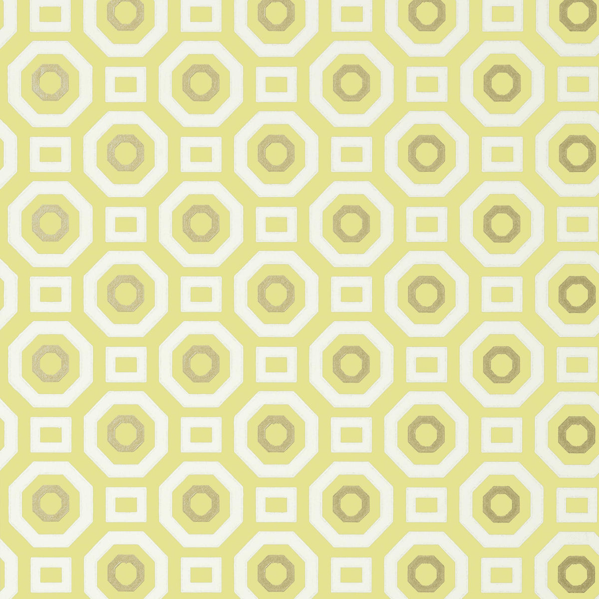 Anna French Zane Metallic Gold On Citron Wallpaper – DecoratorsBest
