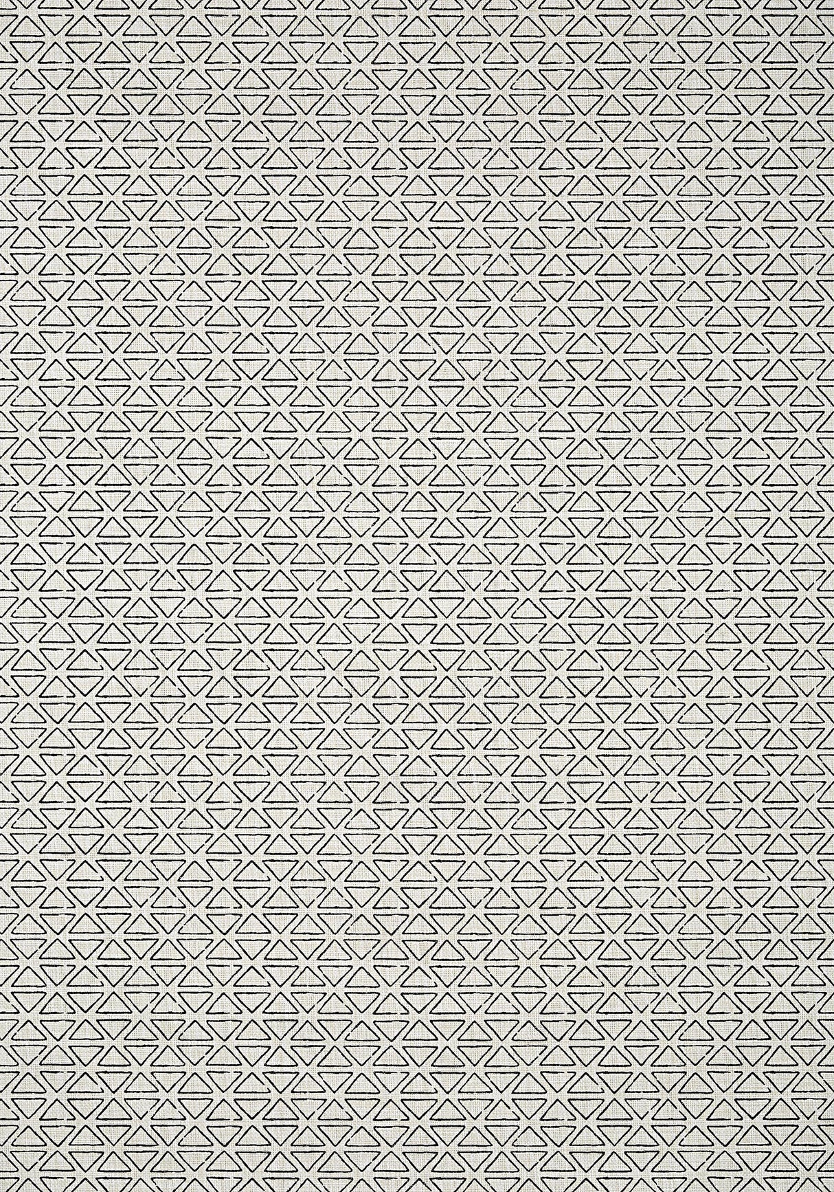 Anna French Pyramid Black On Flax Wallpaper – DecoratorsBest