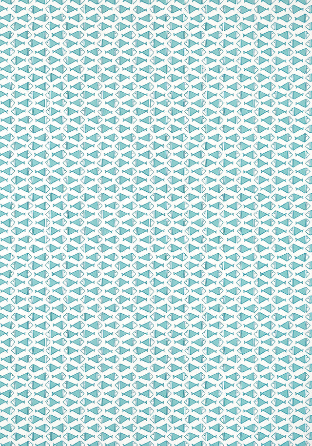 Thibaut Pisces Turquoise Wallpaper – DecoratorsBest